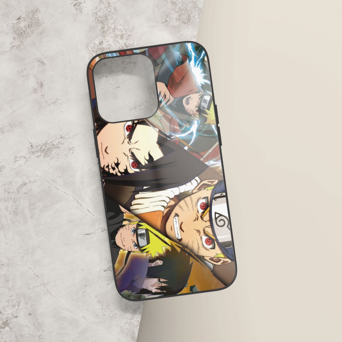 Naruto VS Sasuke Phone Case for iPhone 14 Plus Pro Max / iPhone 13 Mini ...